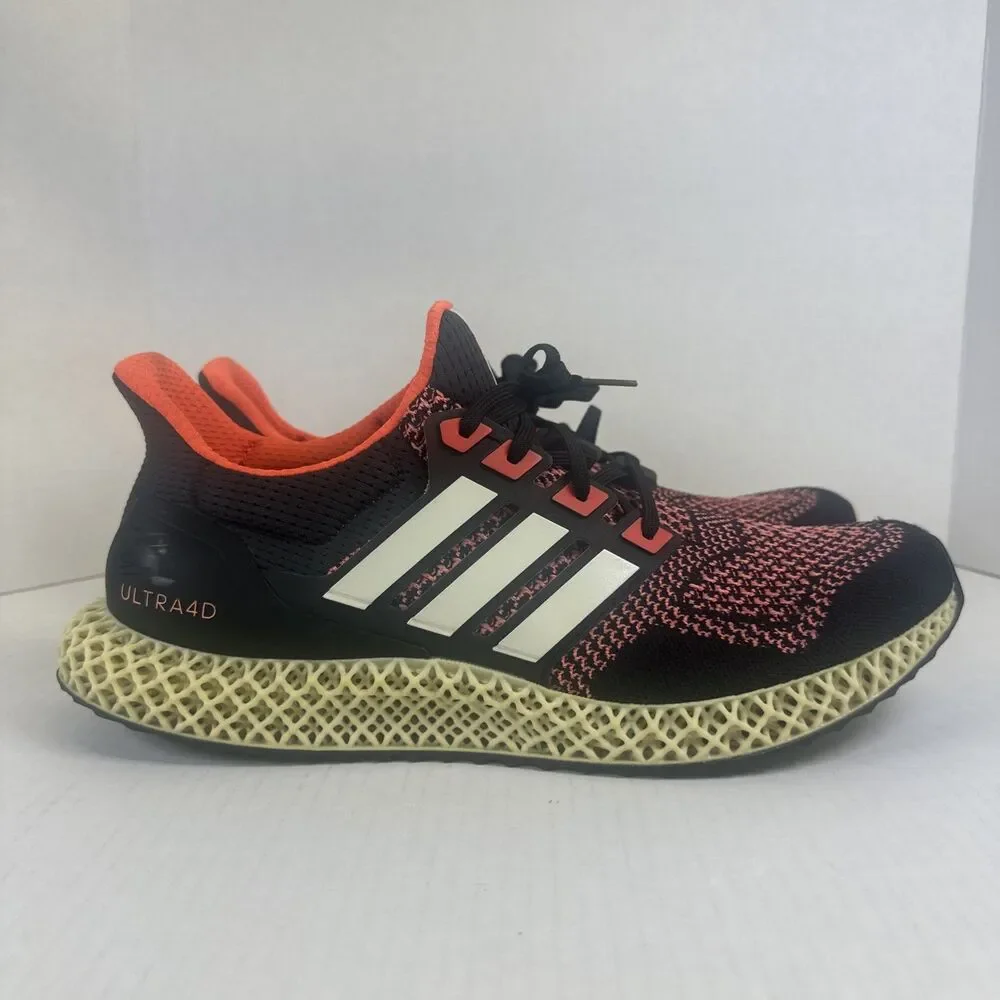 adidas | Shoes | Adidas Ultra 4d Running Shoes Men Sz 25 Black Pulse ...
